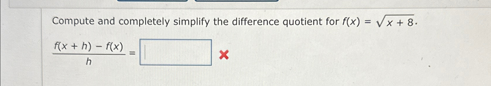 Solved Compute and completely simplify the difference | Chegg.com