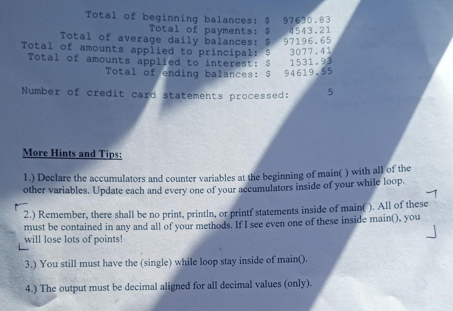 Solved Math 130 Java Programming I have a Programming | Chegg.com