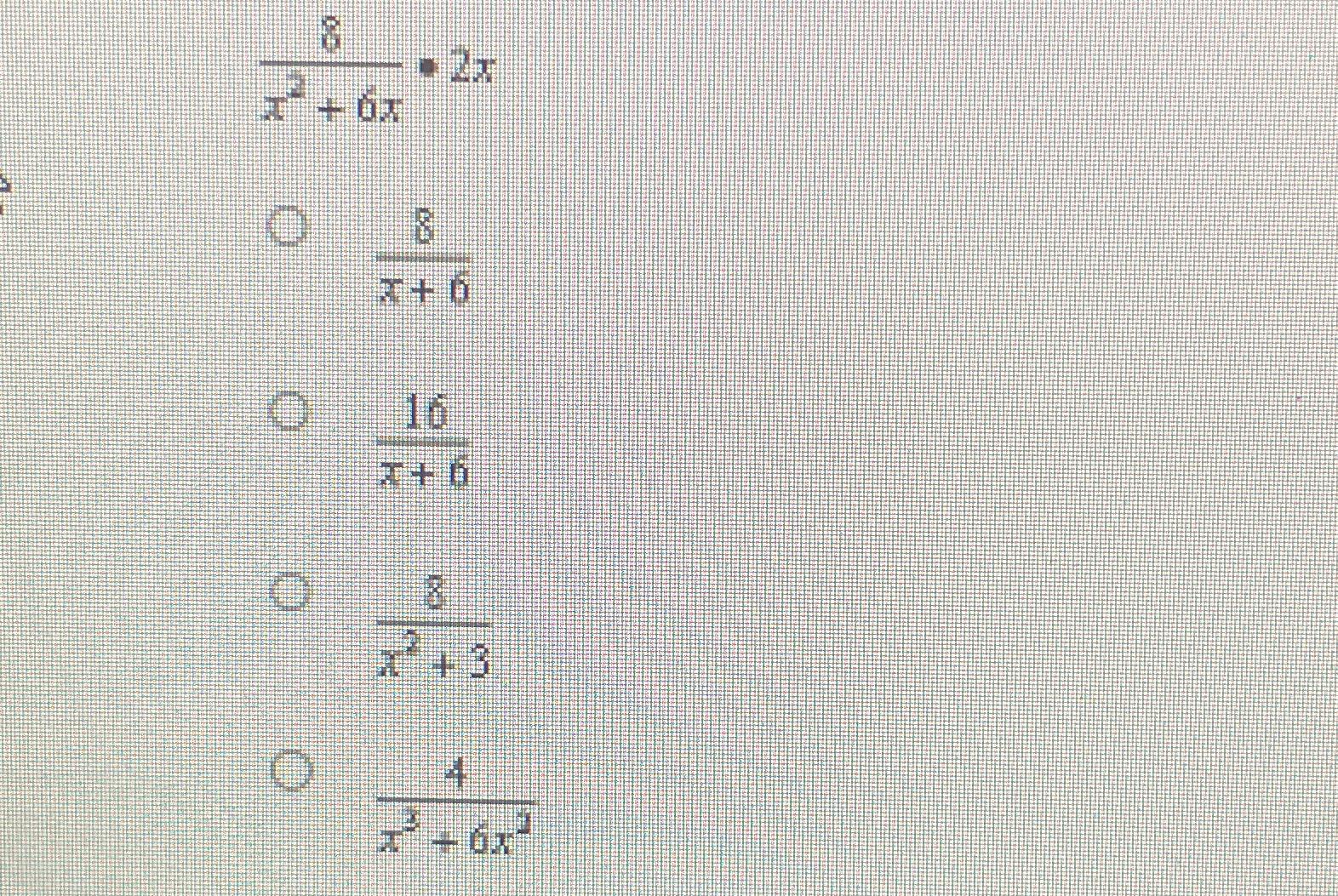 Solved 8x2+6x*2x8x+616π+68x2+34x3+6x3 ﻿find the simplified | Chegg.com