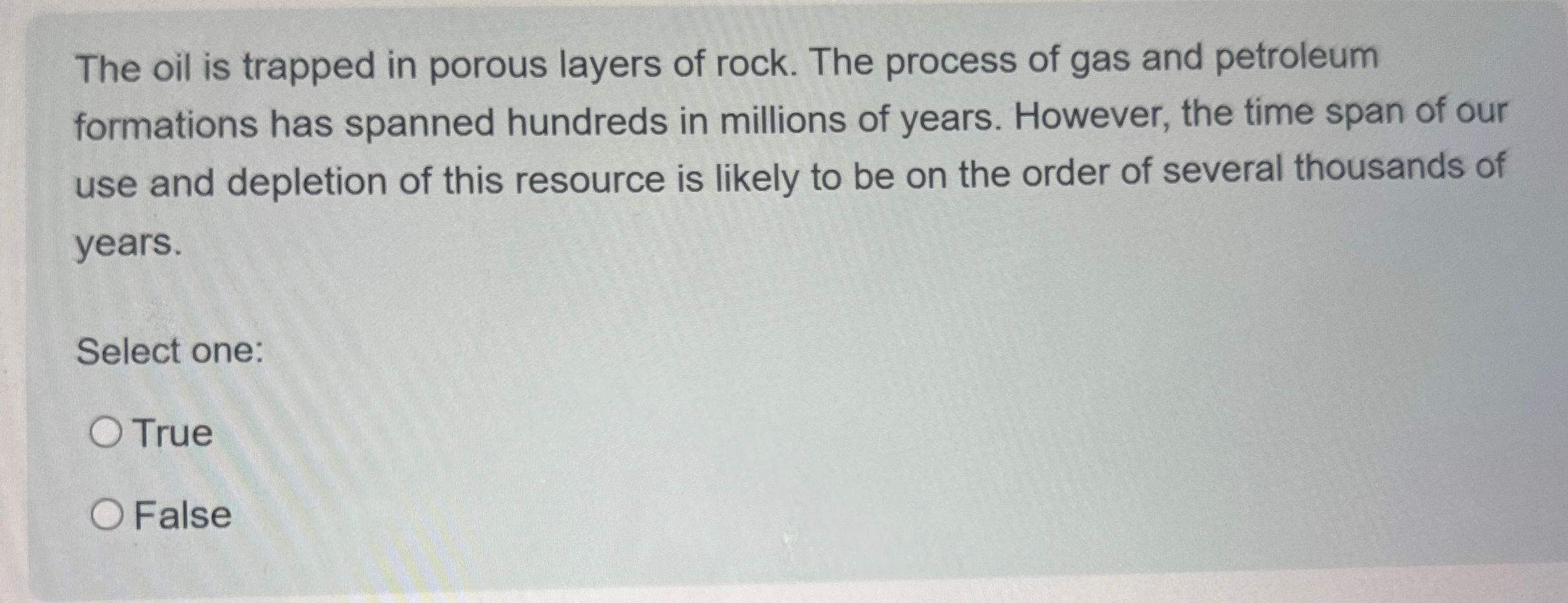 Solved The oil is trapped in porous layers of rock. The | Chegg.com