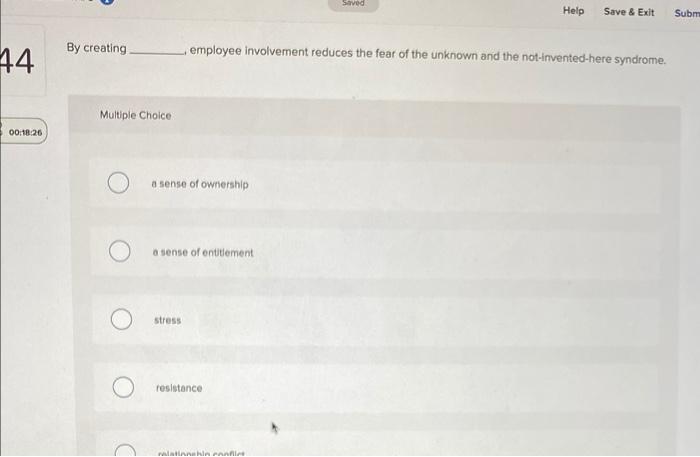 Solved Saved Help Save & Exit Subm By creating employee | Chegg.com