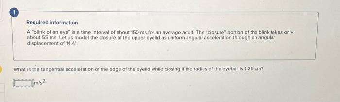 Solved aditional information:the angular acceleration = | Chegg.com