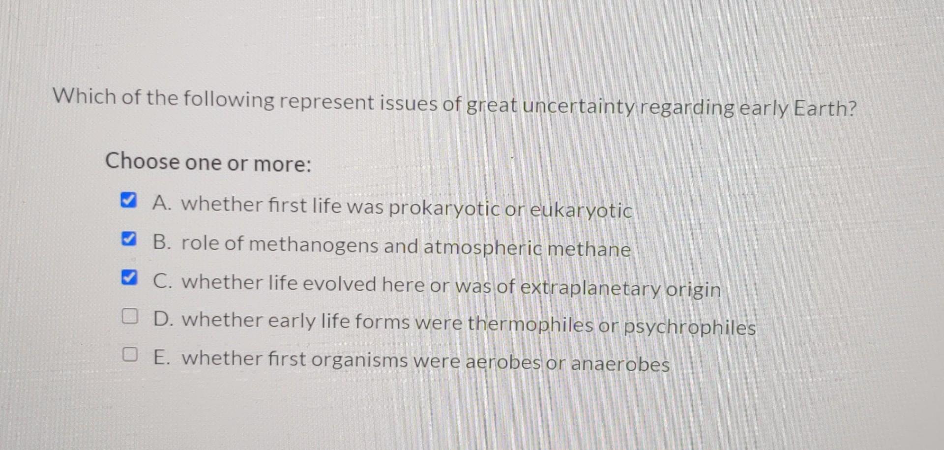 Solved While microfossils can be compelling evidence of | Chegg.com