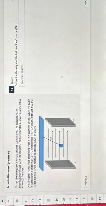 Solved Extended Response Question \#1 This problem requires | Chegg.com