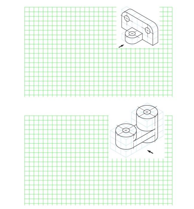 Solved sketch the top, front, and right side views Note: | Chegg.com