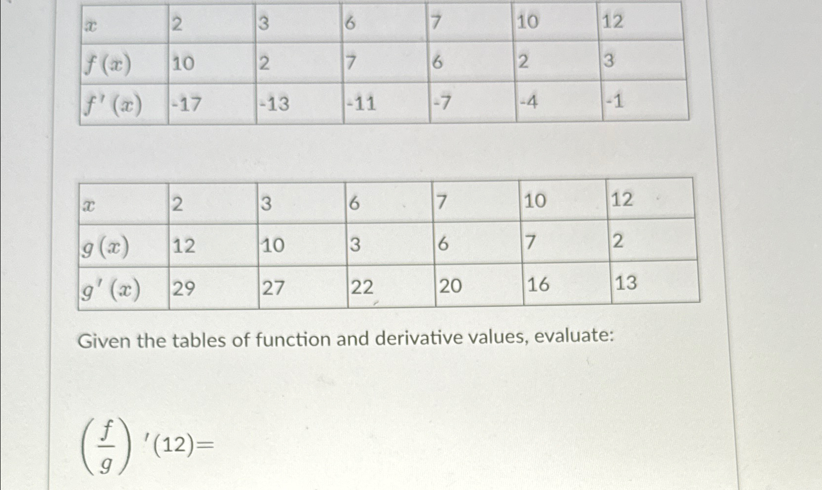 Solved Question | Chegg.com