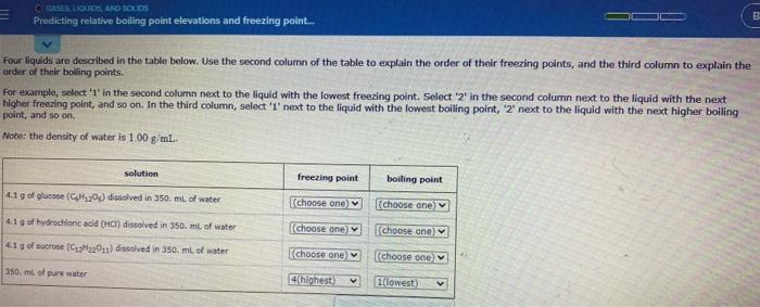 Solved 3. LIKUIDS AND SOUDS Predicting relative boiling | Chegg.com