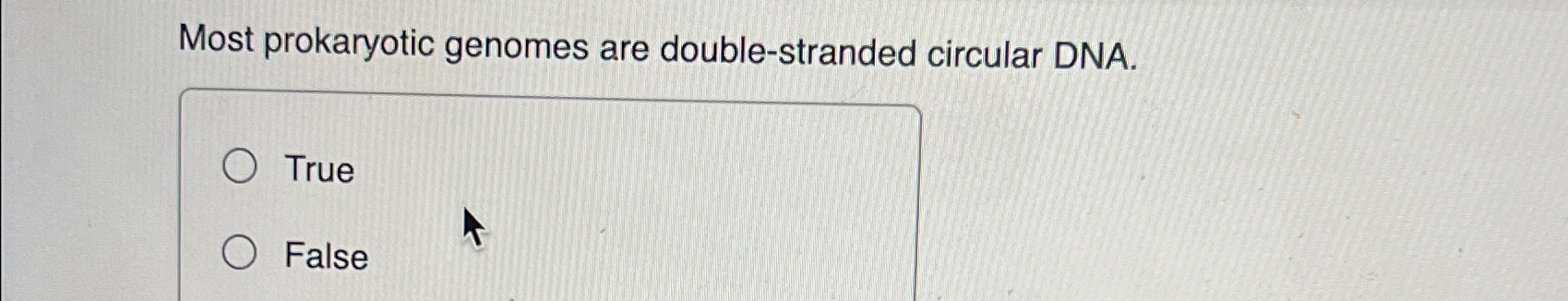 Solved Most prokaryotic genomes are double-stranded circular | Chegg.com