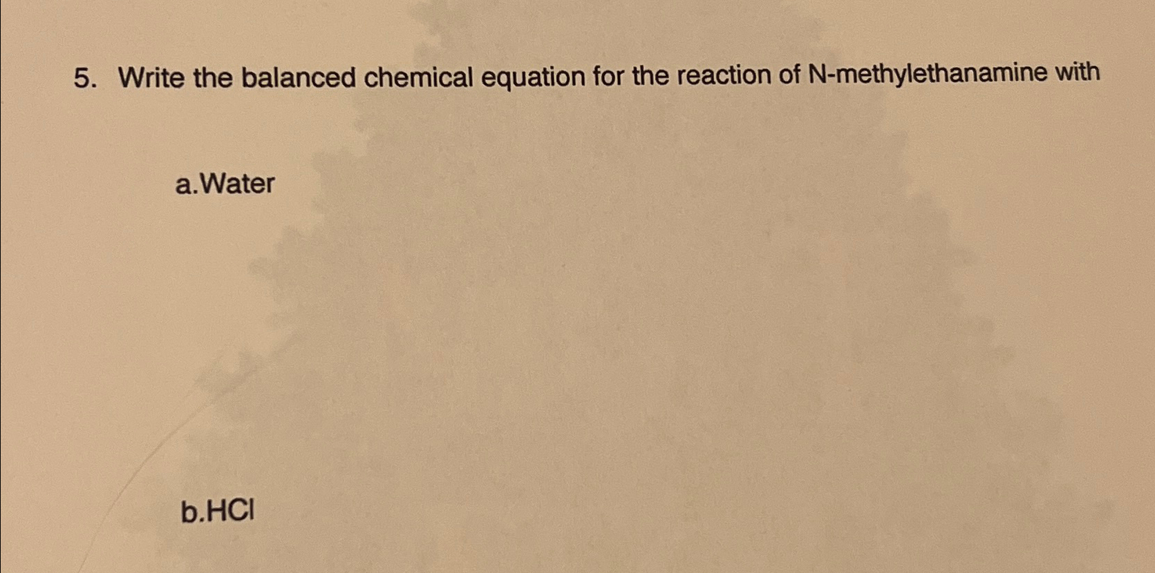 Solved Write the balanced chemical equation for the reaction | Chegg.com