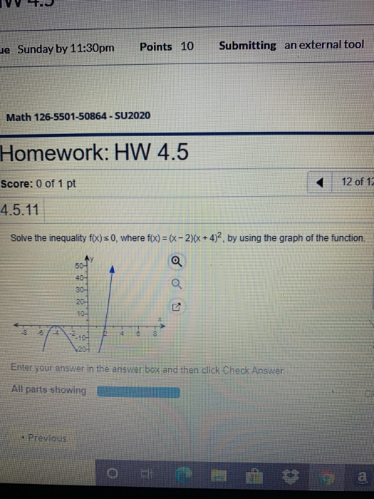 Solved 10 Submitting an external tool Available after Jun 22 | Chegg.com