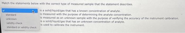 Solved Match the statements below with the correct type of | Chegg.com