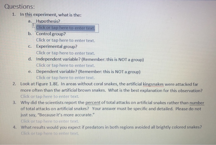 Solved Annotate 18 With Hypothesis Based Science We Pose 