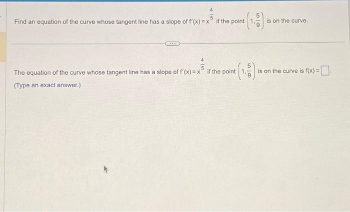Solved Find an equation of the curve whose tangent line has | Chegg.com
