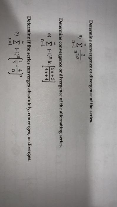 Solved Determine convergence or divergence of the series. 2 | Chegg.com Solved Determine convergence or divergence of the series. 2 | Chegg.com