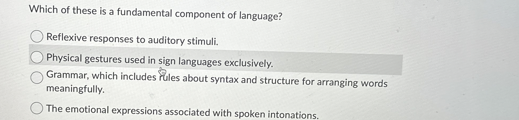 Solved Which of these is a fundamental component of | Chegg.com