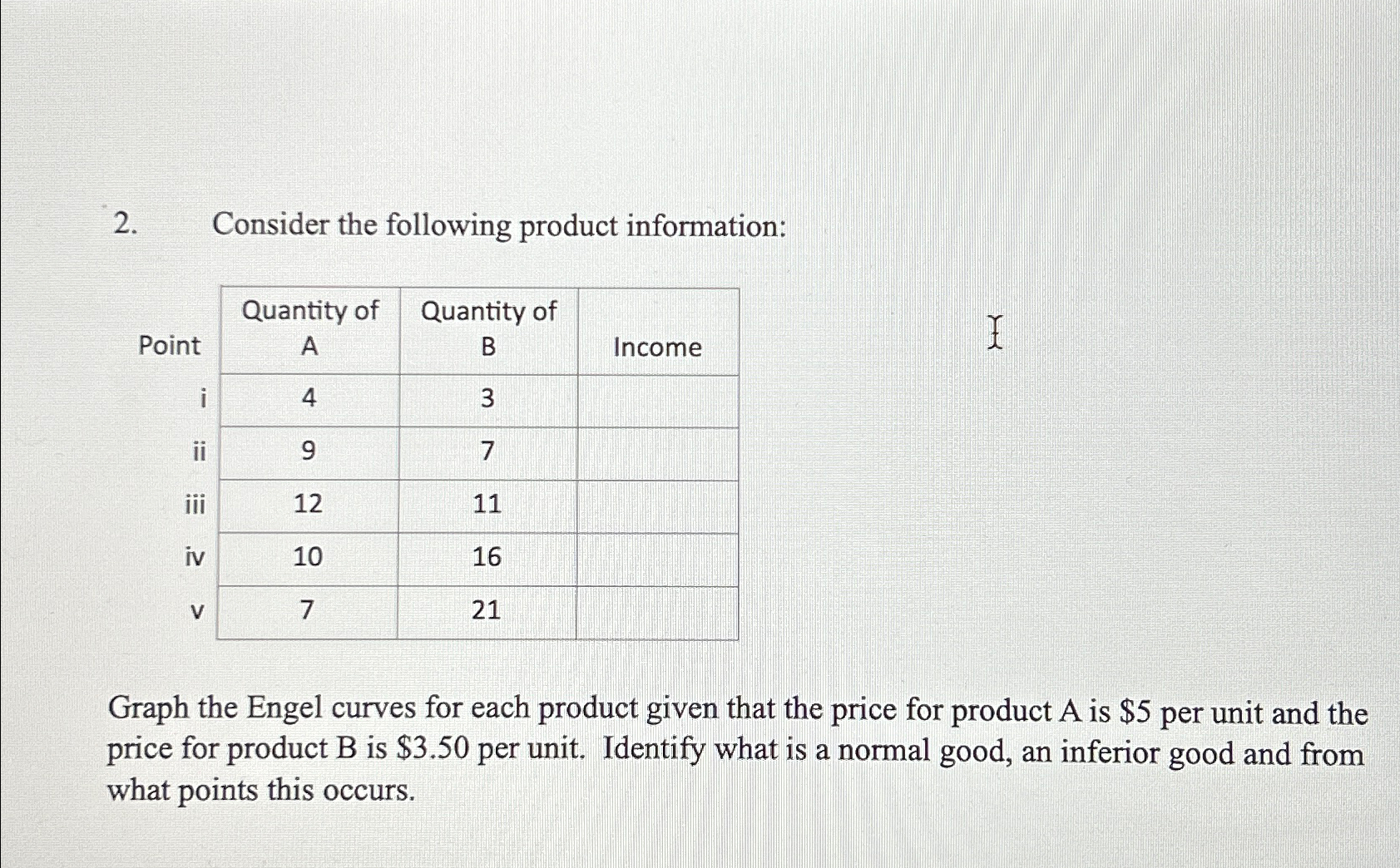 Solved Consider the following product | Chegg.com