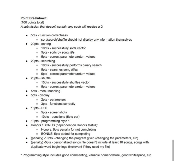 Solved CSE 1384 - Sorting/Searching Lab 7 Objectives: - | Chegg.com