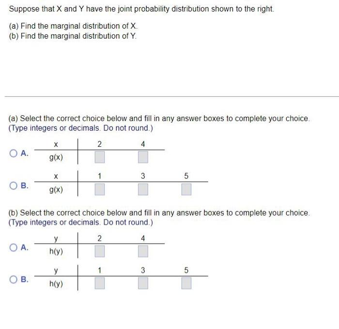 Solved Suppose that X and Y have the joint probability | Chegg.com