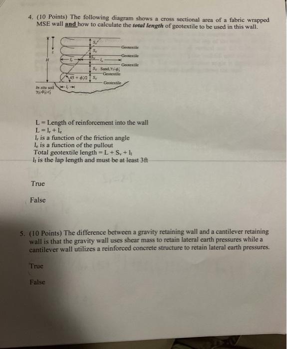 Solved 4. (10 Points) The following diagram shows a cross | Chegg.com