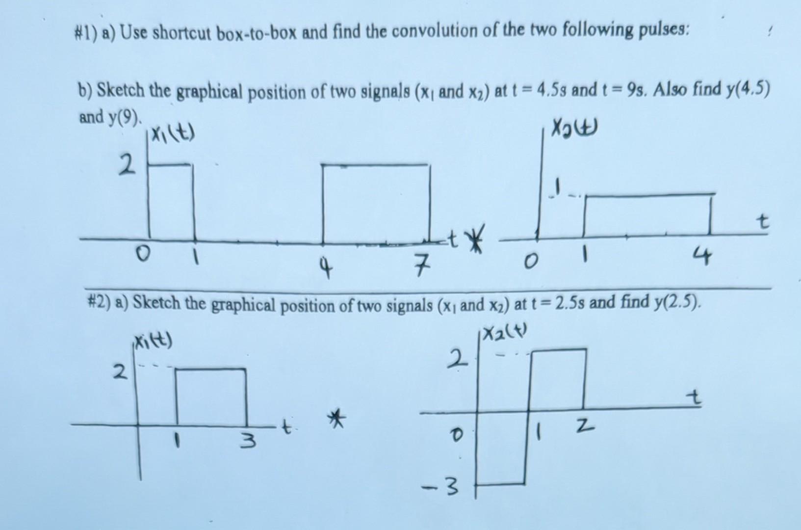 Solved #1) a) Use shortcut box-to-box and find the | Chegg.com