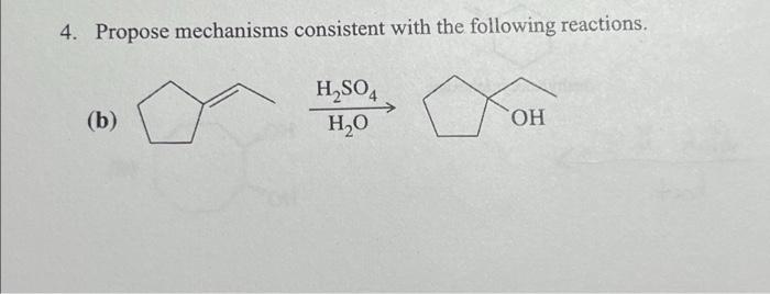 Solved Propose mechanisms consistent with the following | Chegg.com