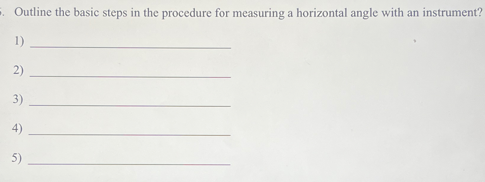 Solved Outline the basic steps in the procedure for | Chegg.com