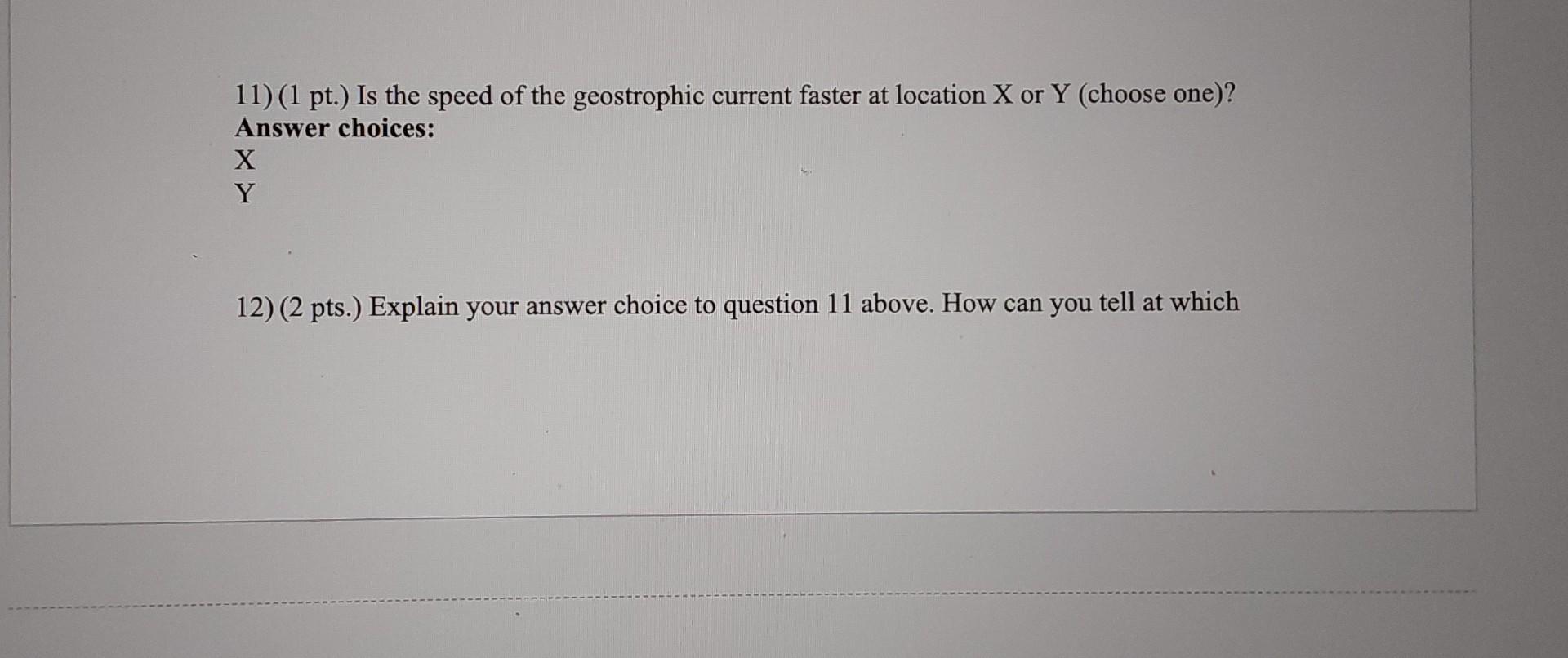 Solved Part 2 Sea Surface Height And Geostrophic Currents