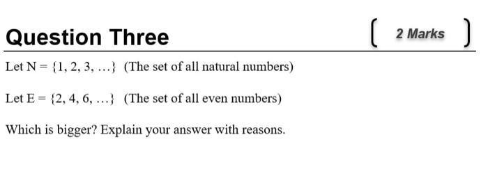 Solved Let N={1,2,3,…} (The set of all natural numbers) Let | Chegg.com