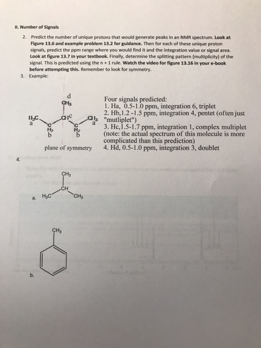 Solved II. Number of Signals 2. Predict the number of unique | Chegg.com