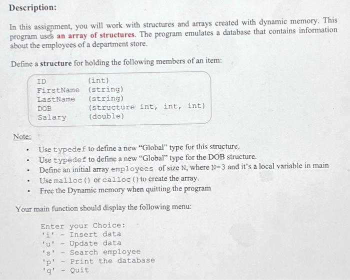 Solved The User Can Enter The Menu Choice In Lower Or Upper 