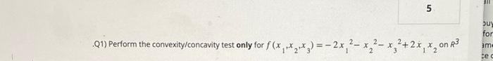 Solved f(x1,x2,x3)=−2x12−x22−x32+2x1x20 | Chegg.com
