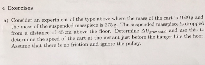 Solved 4 Exercises a) Consider an experiment of the type | Chegg.com