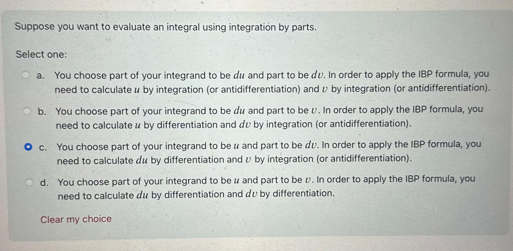 Solved Suppose you want to evaluate an integral using | Chegg.com