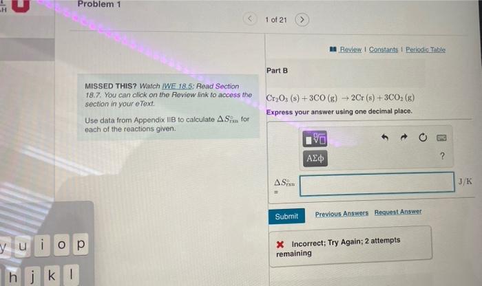 Solved Review I Constants Periodic Table Part C -- MISSED | Chegg.com