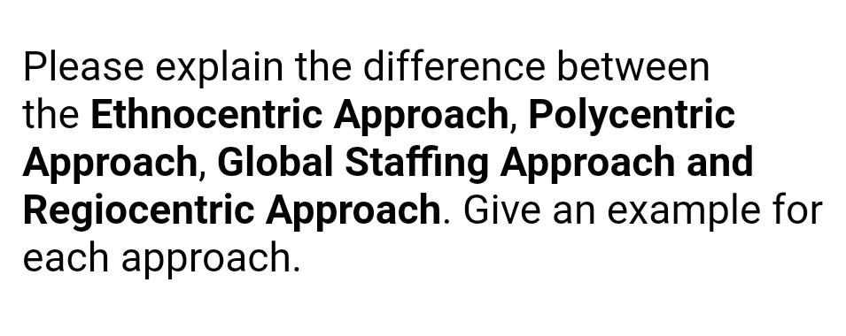 Solved Please explain the difference between the | Chegg.com