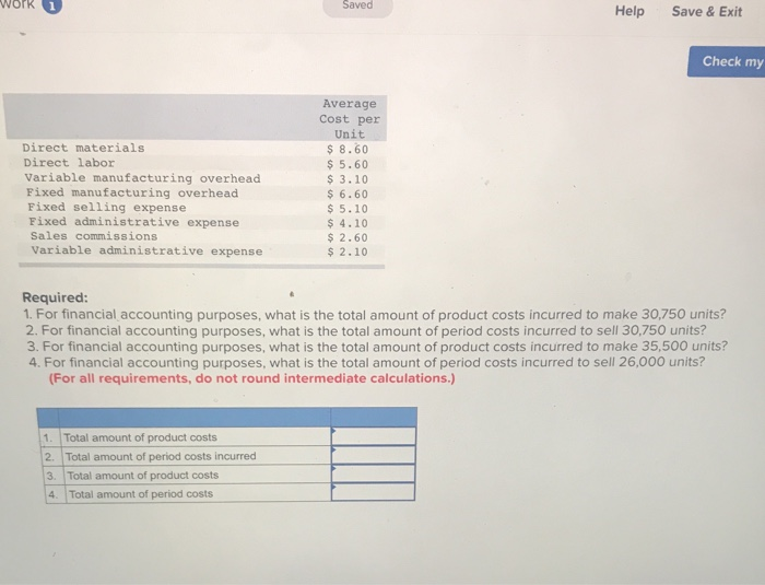 Solved Work 1 Saved Help Save & Exit Check my Direct | Chegg.com