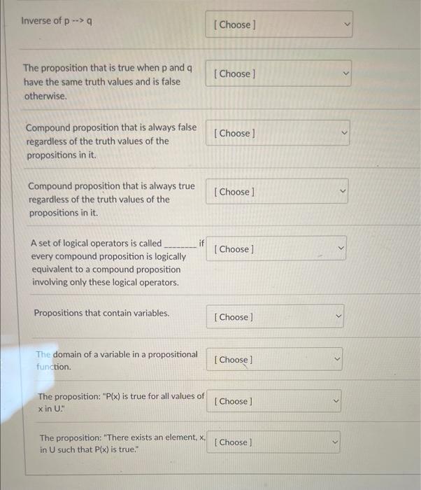 Solved Discrete math. the options in the first picture are | Chegg.com