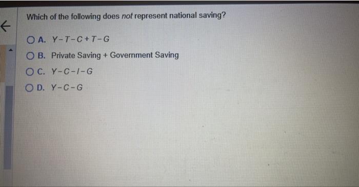 Solved Which of the following does not represent national | Chegg.com