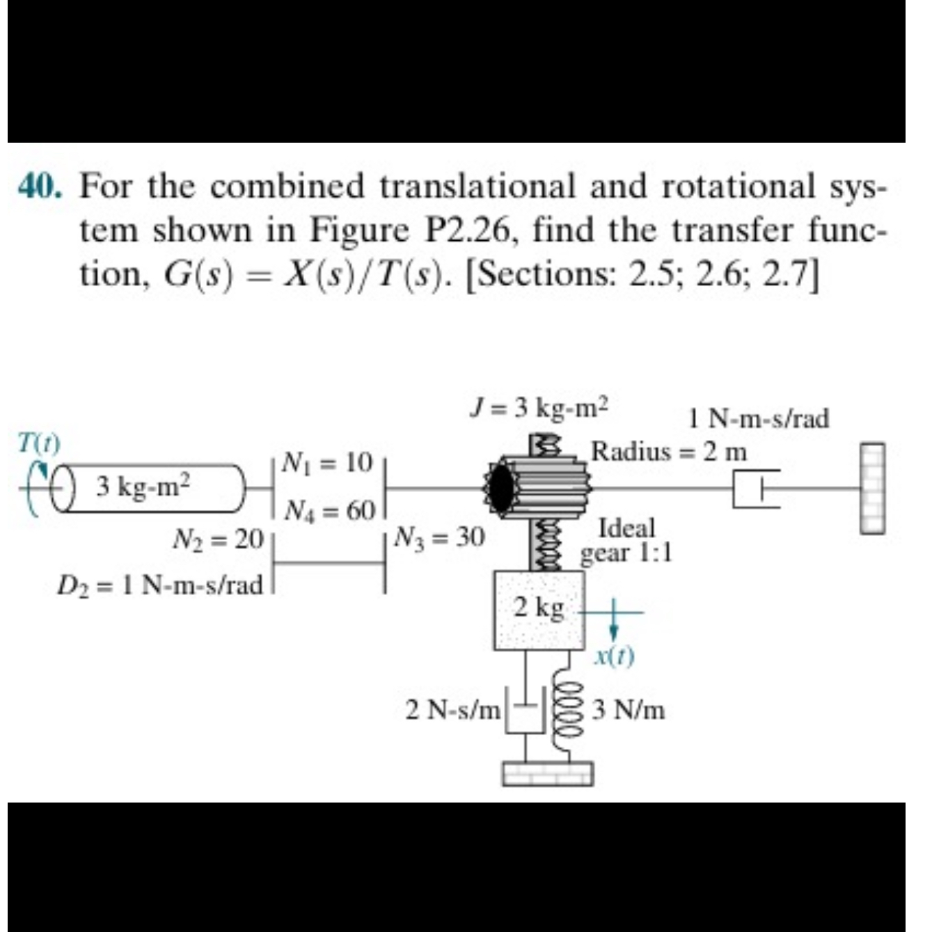 Solved For the combined translational and rotational system | Chegg.com Solved For the combined translational and rotational system | Chegg.com