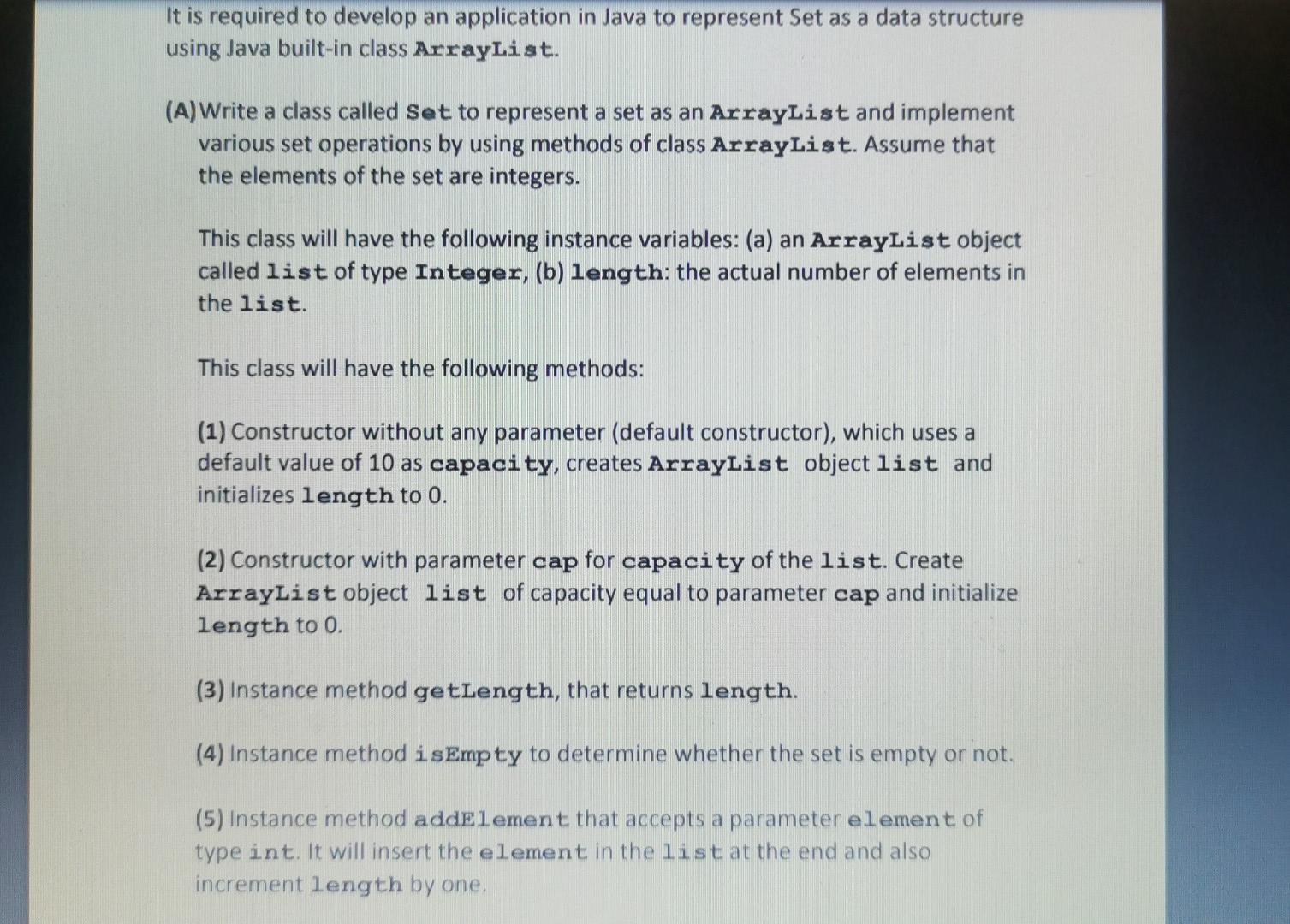 Solved It is required to develop an application in Java to | Chegg.com