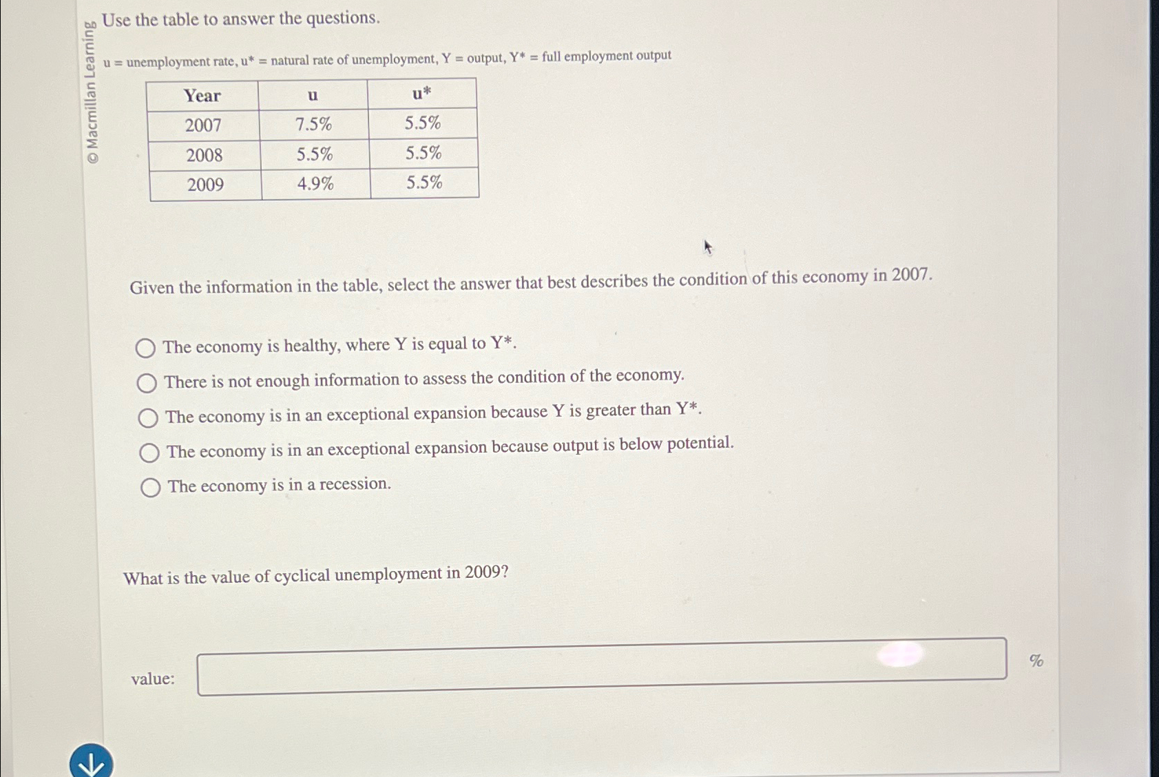 Solved Use the table to answer the | Chegg.com