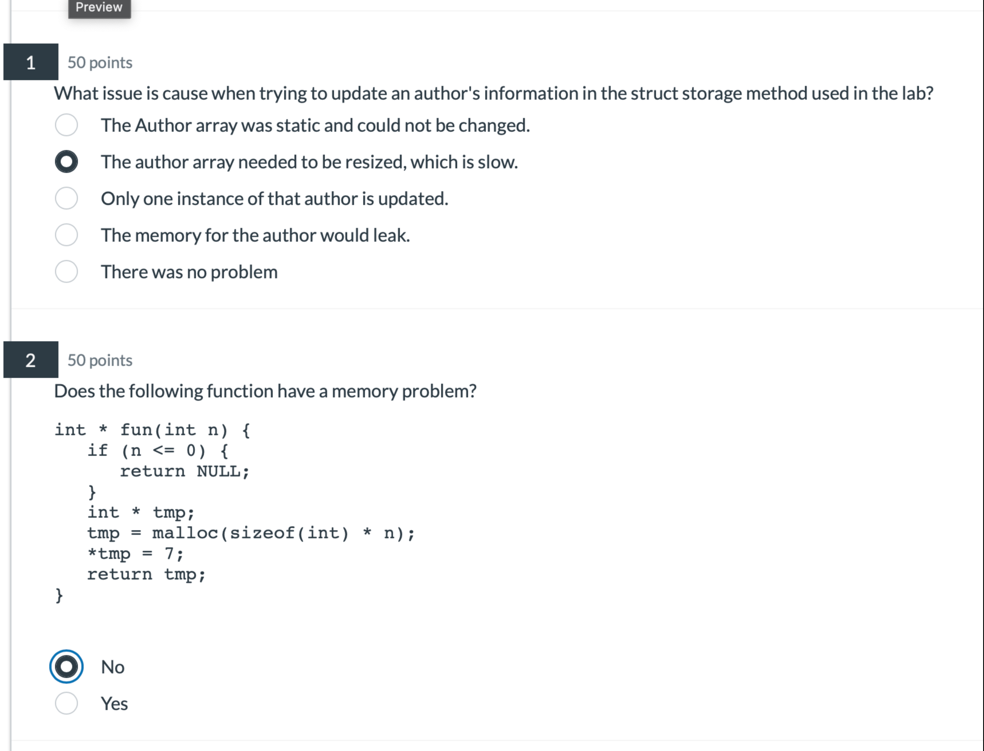 Solved What issue is cause when trying to update an author's | Chegg.com