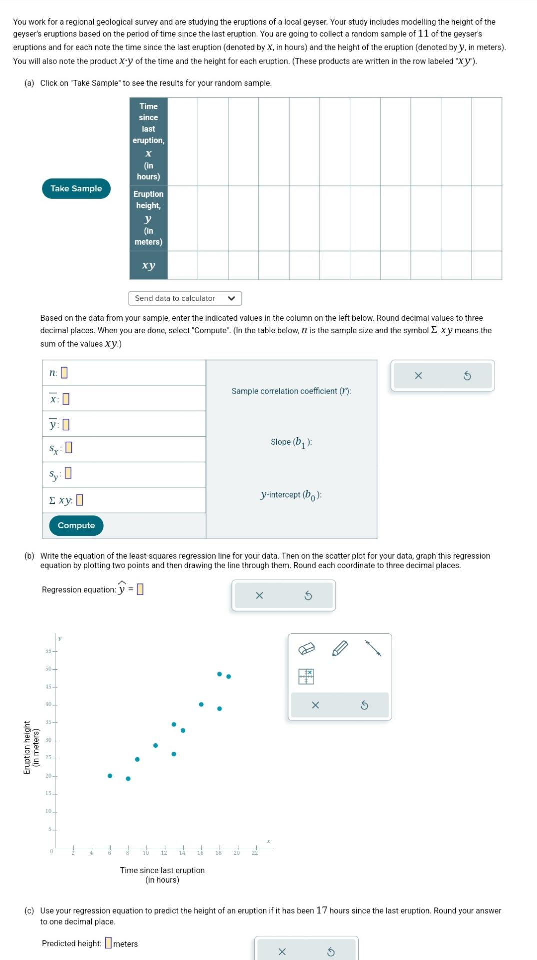 You work for a regional geological survey and are | Chegg.com