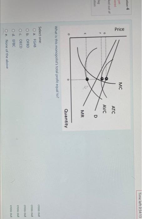 Solved Time left 0:54:13 stion 4 yet Price MC wered ATC ked | Chegg.com Solved Time left 0:54:13 stion 4 yet Price MC wered ATC ked | Chegg.com