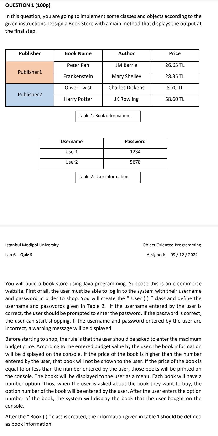 Solved QUESTION 1 (100p) In this question, you are going to | Chegg.com Solved QUESTION 1 (100p) In this question, you are going to | Chegg.com