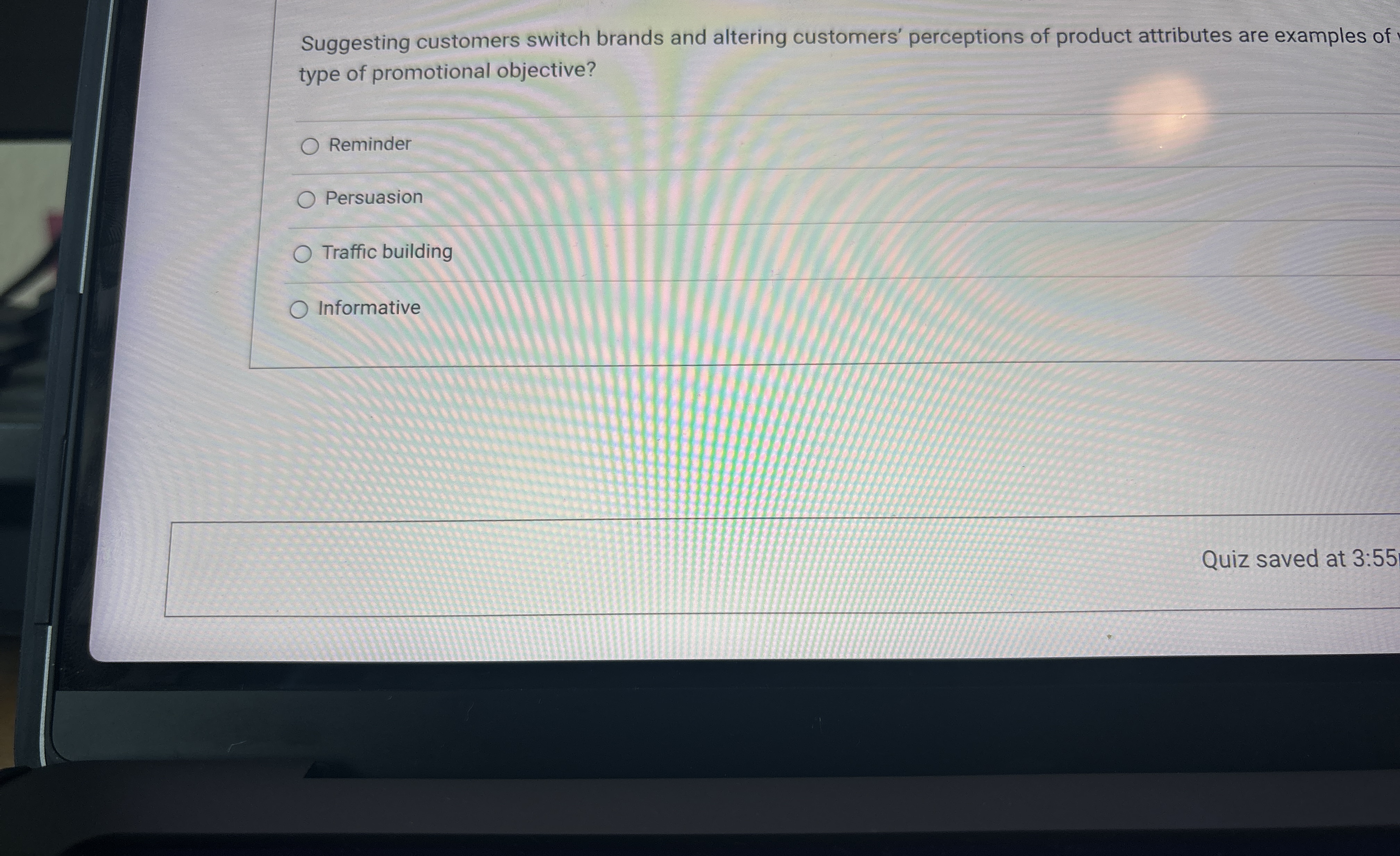 Solved Suggesting customers switch brands and altering | Chegg.com