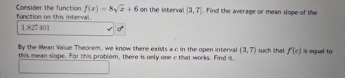 Solved Consider the function f(x)=8x2+6 ﻿on the interval | Chegg.com