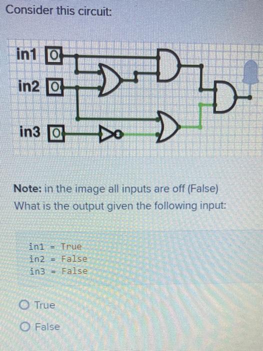 Solved Consider this circuit: in1 O De D in2 O D in3 0 Do D | Chegg.com