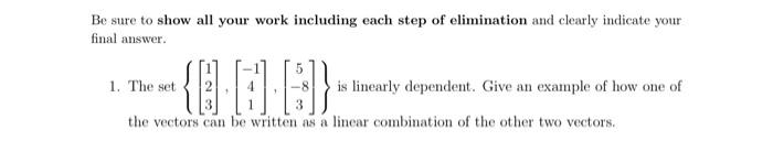Solved 3e sure to show all your work including each step of | Chegg.com