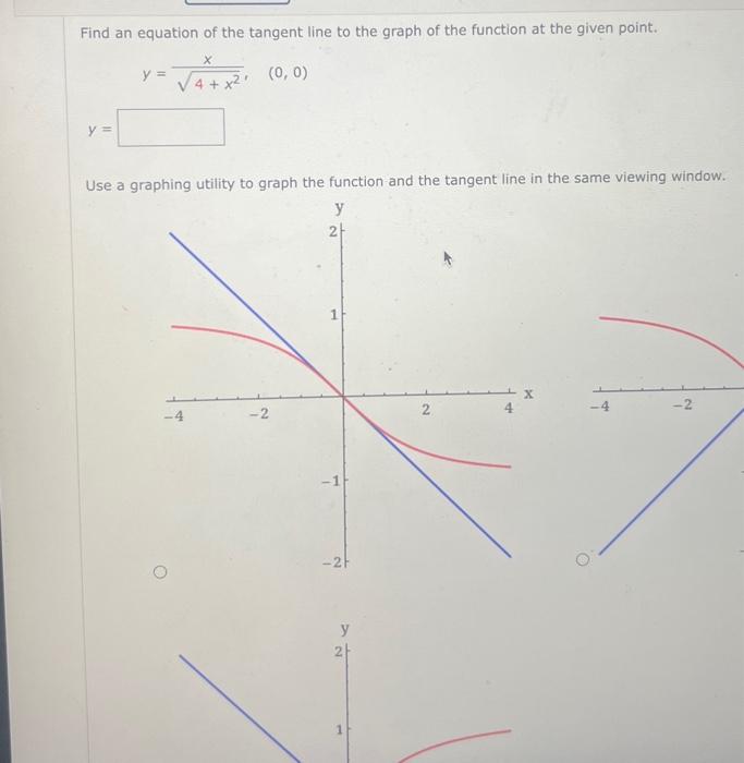 Solved Find an equation of the tangent line to the graph of | Chegg.com